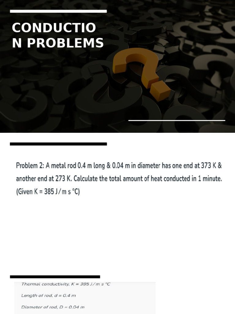 Heat Transfer Problems | PDF