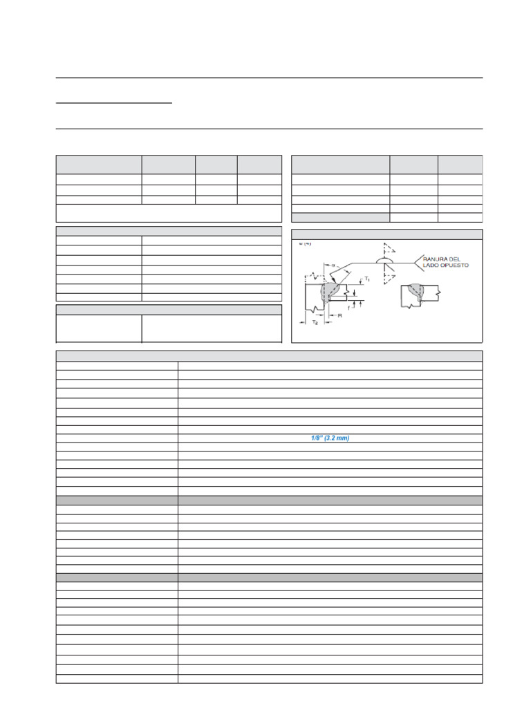 Wps SMAW | PDF | Soldadura | Construcción
