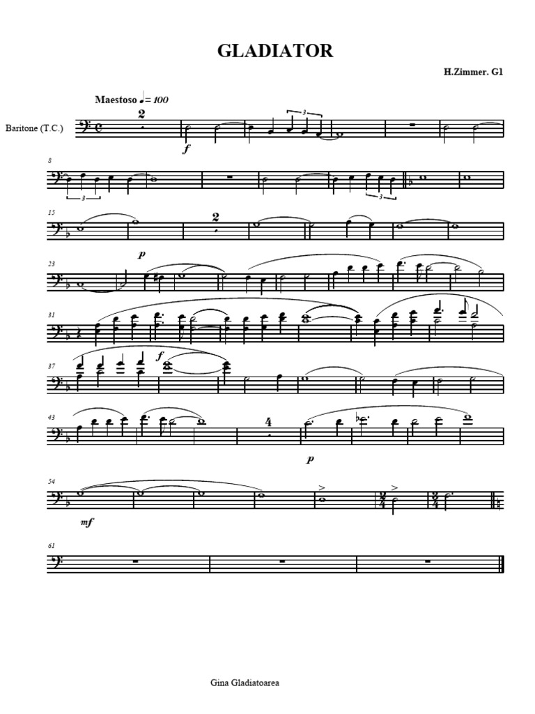 Gina Gladiatoarea Euf | PDF