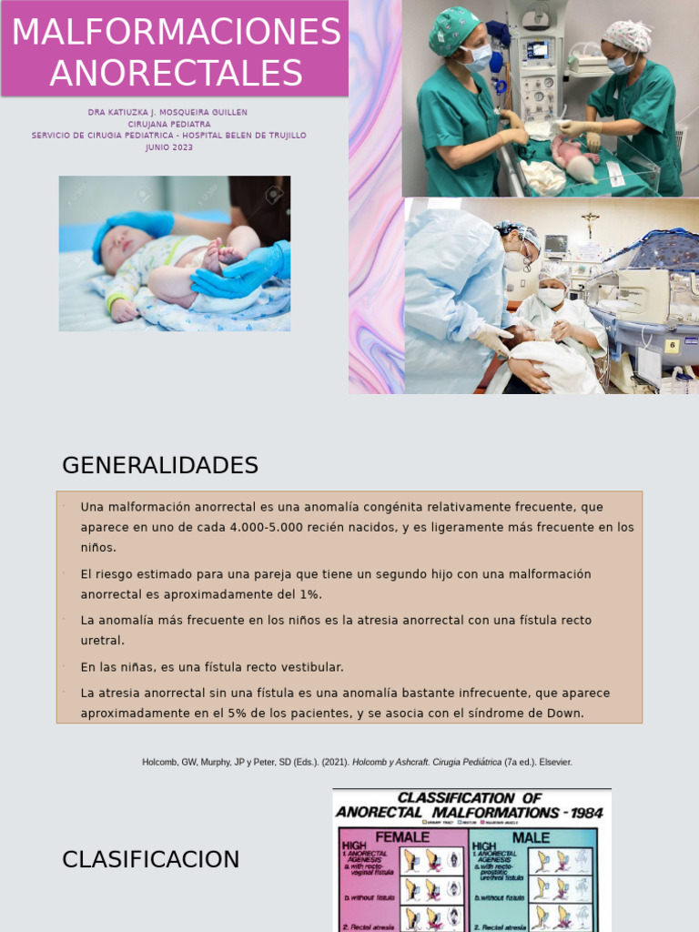 Malformaciones Anorectales Curso HBT | PDF | Especialidades Medicas ...