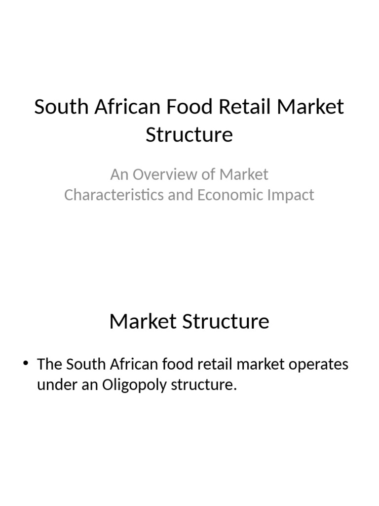 Food Retail Market Structure | PDF