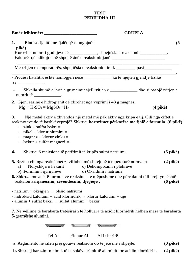 TEST - Kimi 9 Periudha 3 | PDF
