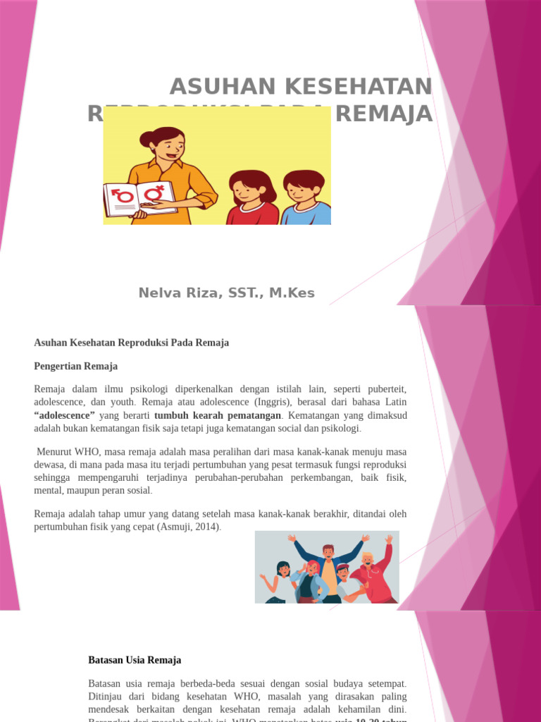 Asuhan Kesehatan Reproduksi Remaja | PDF