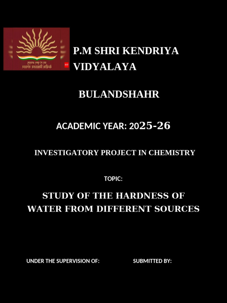 Chemistry Project File Class 12 | PDF | Salt (Chemistry) | Chloride