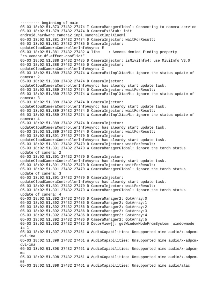 Log Cat 1746270171333 | PDF | Software | Computing