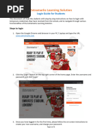 OULMS Login Guide - 1 H | PDF