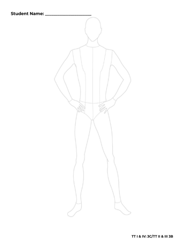 William Culleen - Costume Body Template | PDF