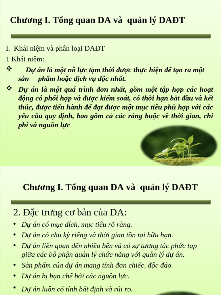 Tong Quan DA& QLDA | PDF