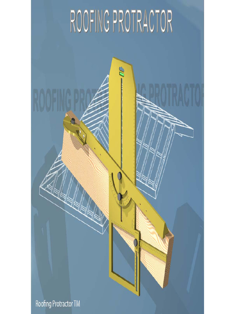 Roofing Protractor Manual Metric | PDF | Roof | Framing (Construction)