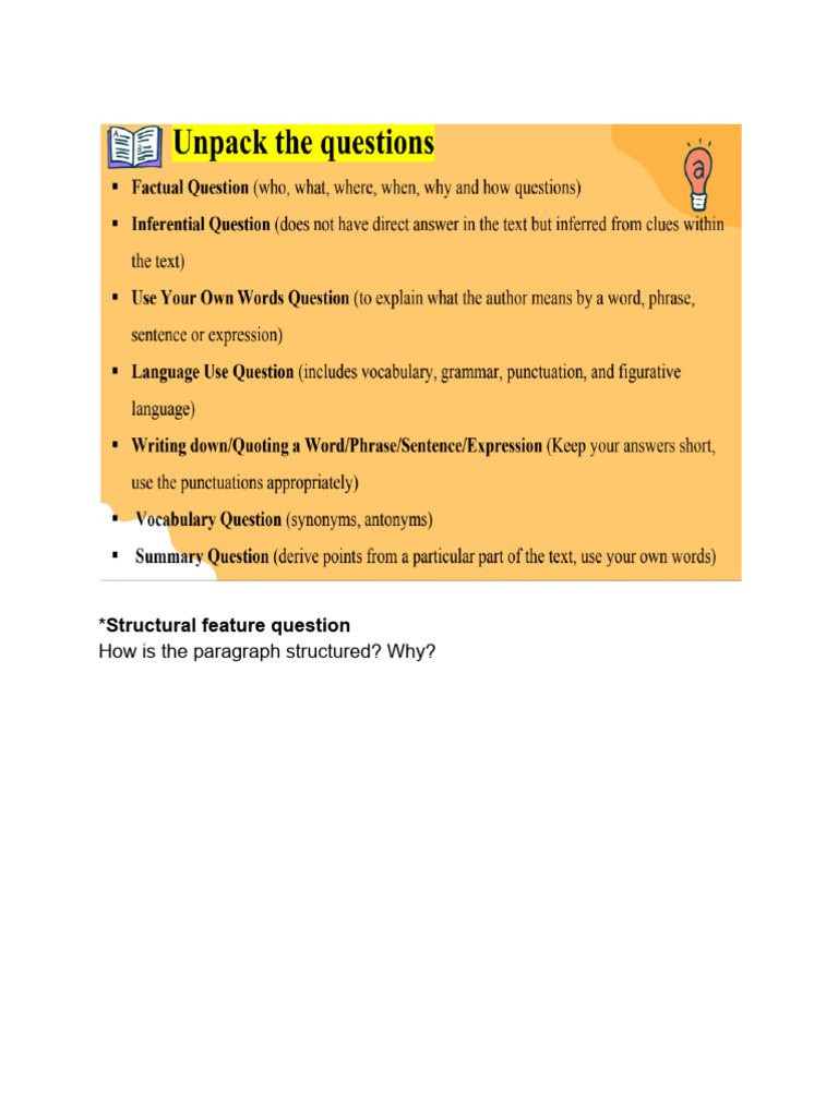 Question Types | PDF