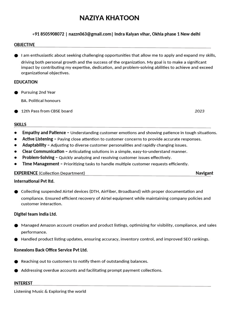 Sagar Updated Resume 2024 | PDF