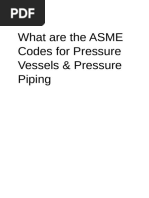 ASME Boiler & Piping Standards Guide | PDF | Screw | Valve