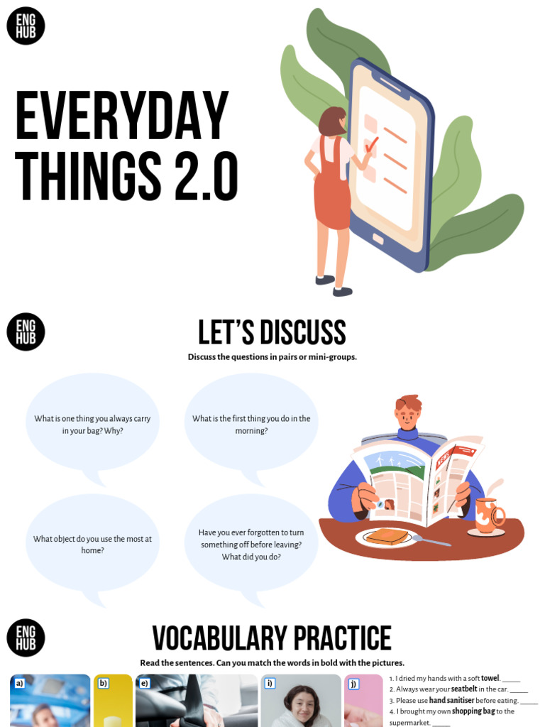 Everyday Objects and Their Uses | PDF | Toothbrush