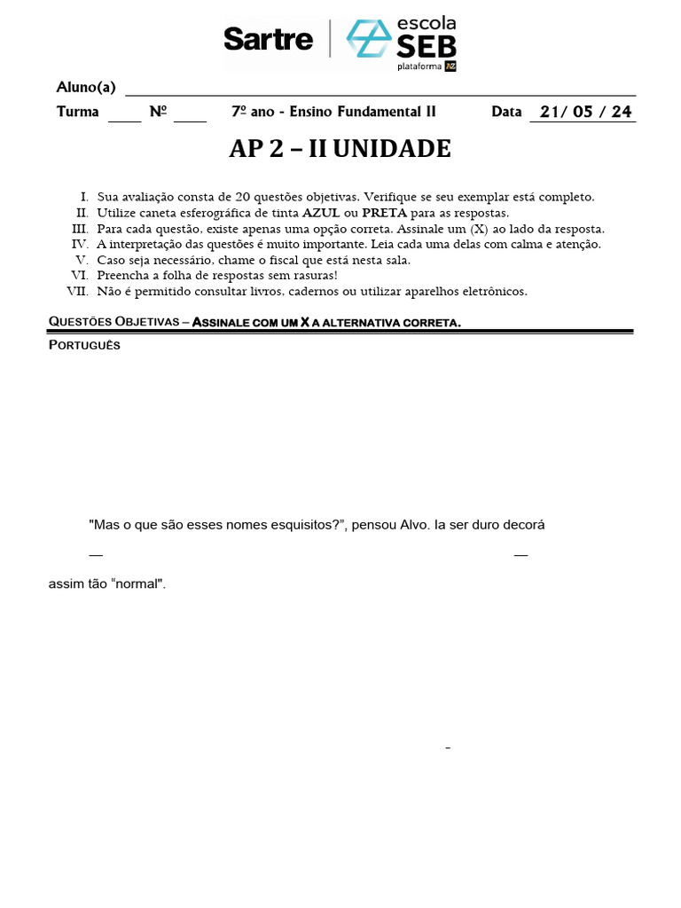 AP2-7º ano-VESP. (21-05) - Comentada | PDF | Combustão | Combustíveis