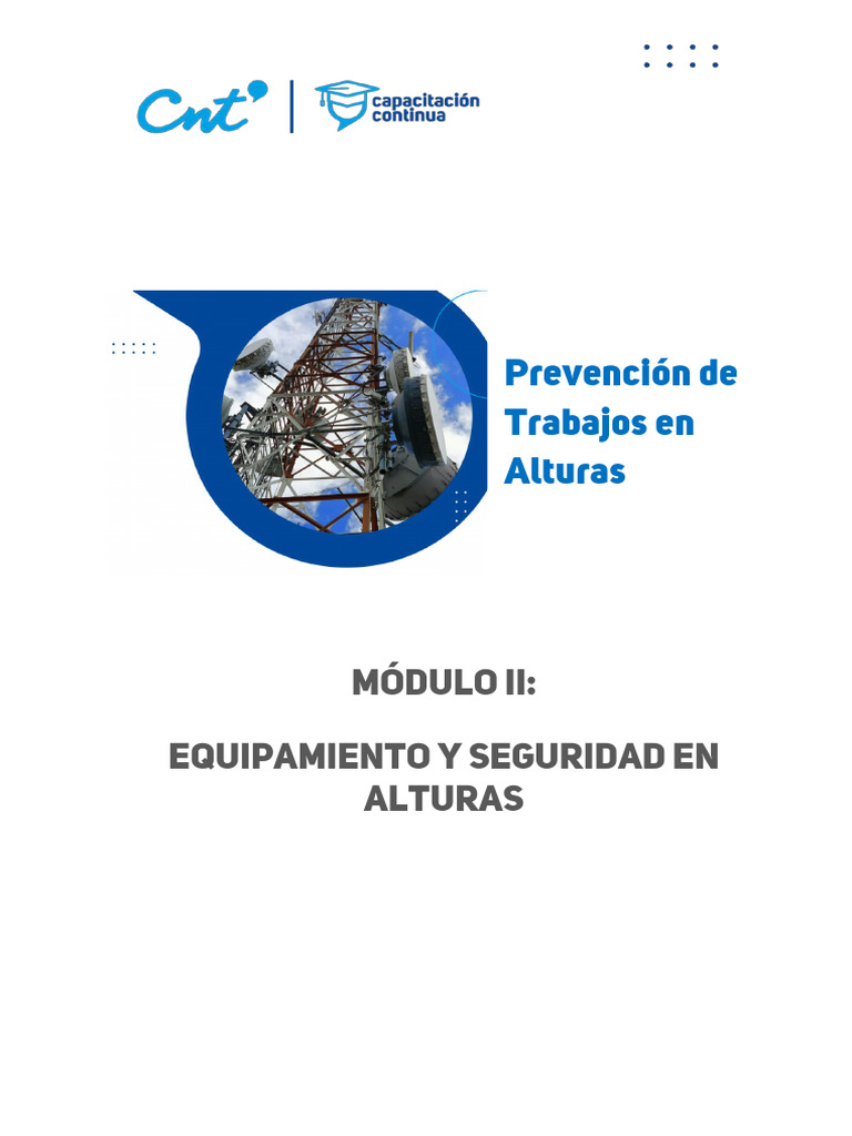 Modulo II Manual de Estudio | PDF | Cuerda | Telecomunicaciones