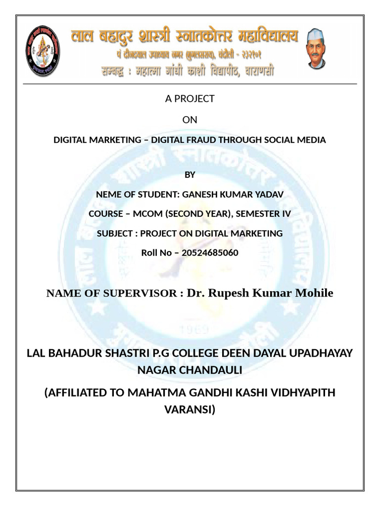 Project Final 1 | PDF