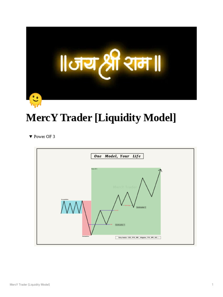 MercY Trader Liquidity Model | PDF