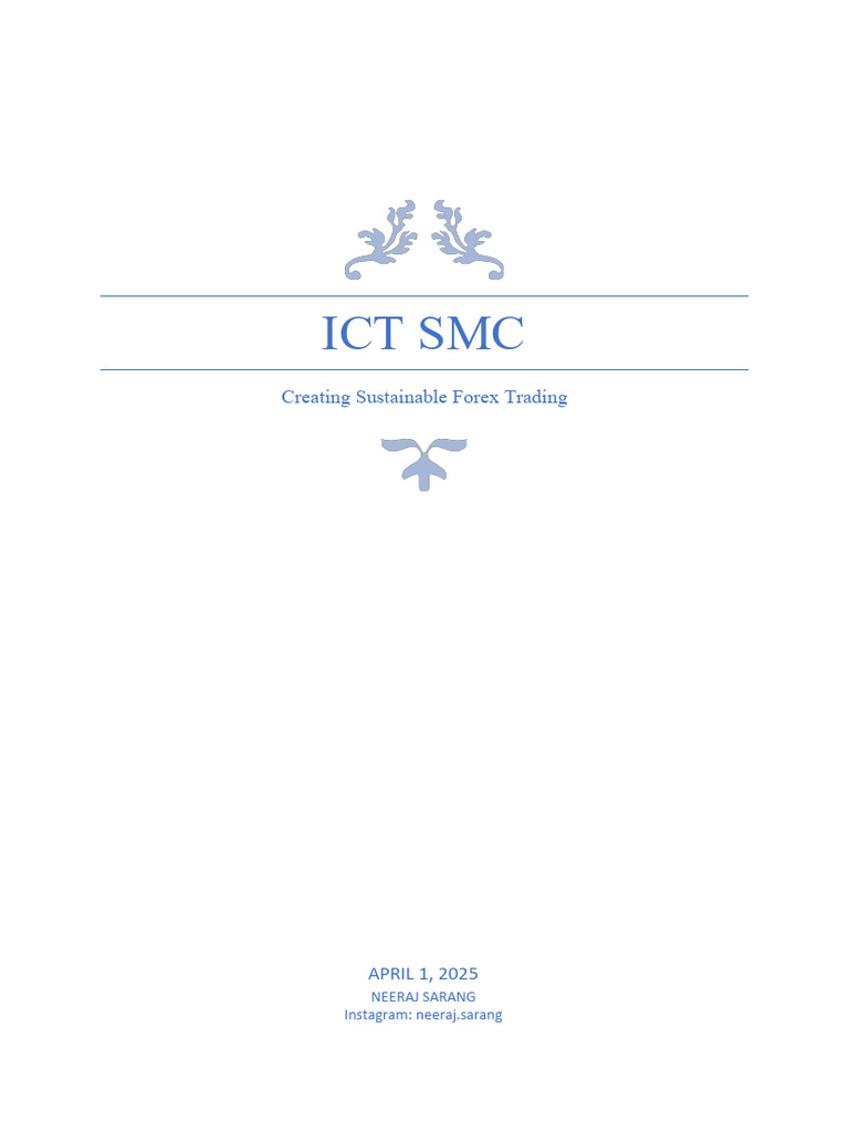 ICT - Rules PDF by Neeraj | PDF | Market Trend | Day Trading