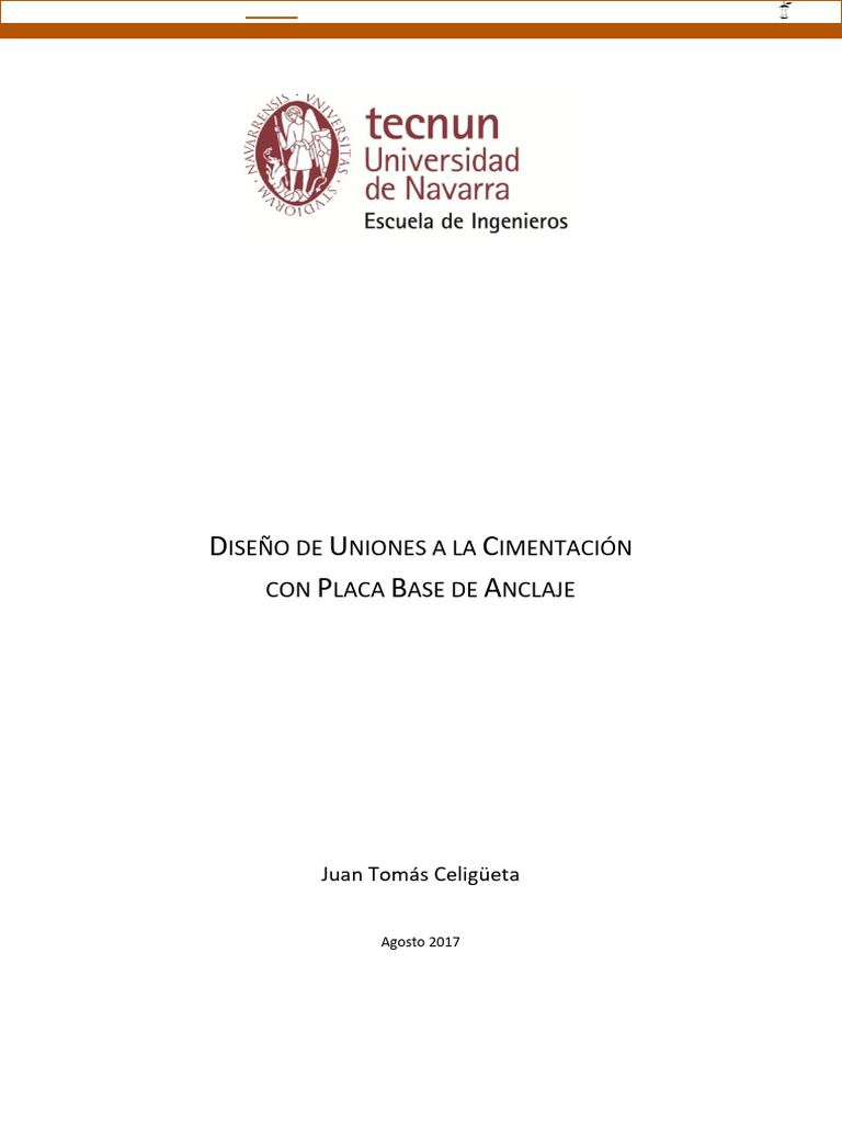 Diseño de uniones con placa de anclaje | PDF | Tornillo | Fundación ...