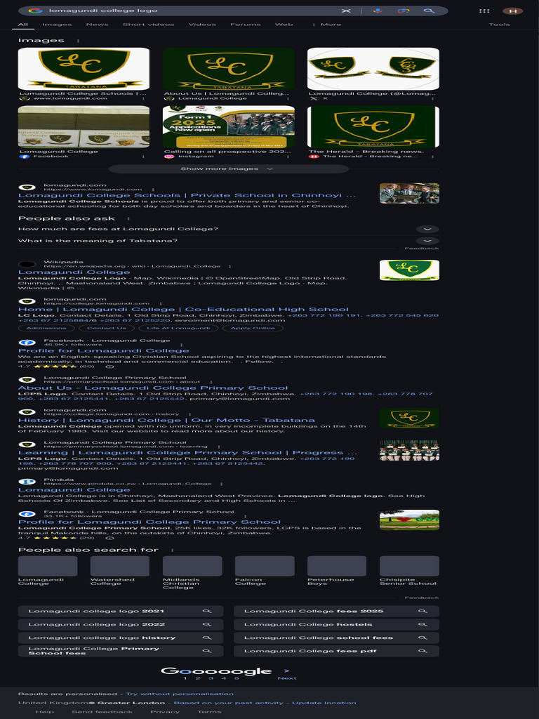 Lomagundi College Logo - Google Search | PDF | Websites | Schools