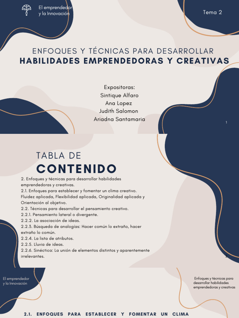 El Emprendedor y la Innovación | PDF | Iniciativa empresarial | Creatividad