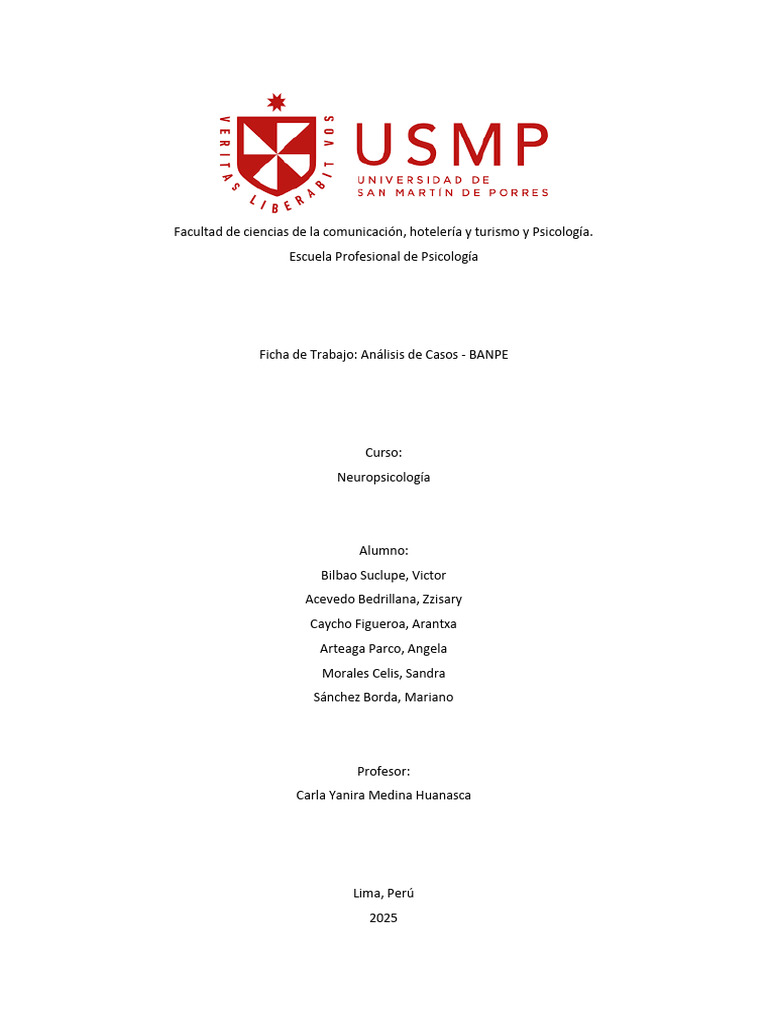 Analisis de Casos - BAMPE | PDF | Desorden hiperactivo y deficit de ...