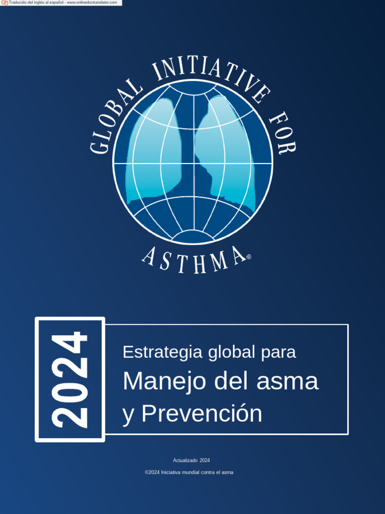 Guia GINA 2024 Español | PDF | Asma | Doctorado