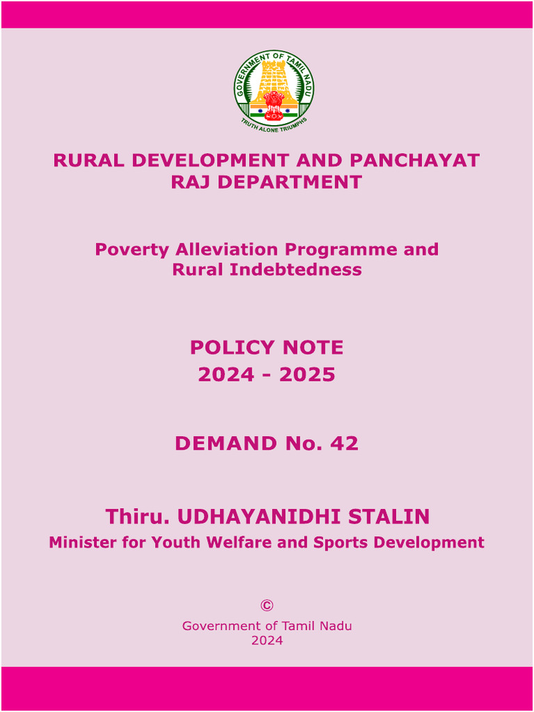 Rural Development - Poverty Alleviation | PDF