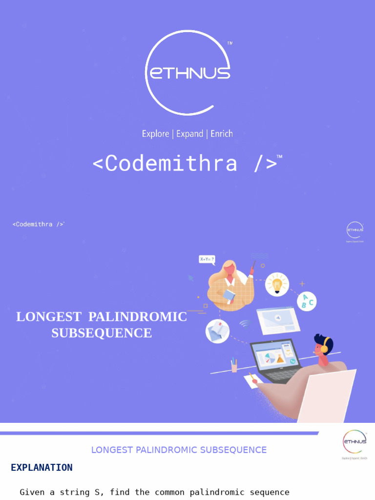 Longest Palindromic Subsequence.2025 | PDF | String (Computer Science) | Applied Mathematics