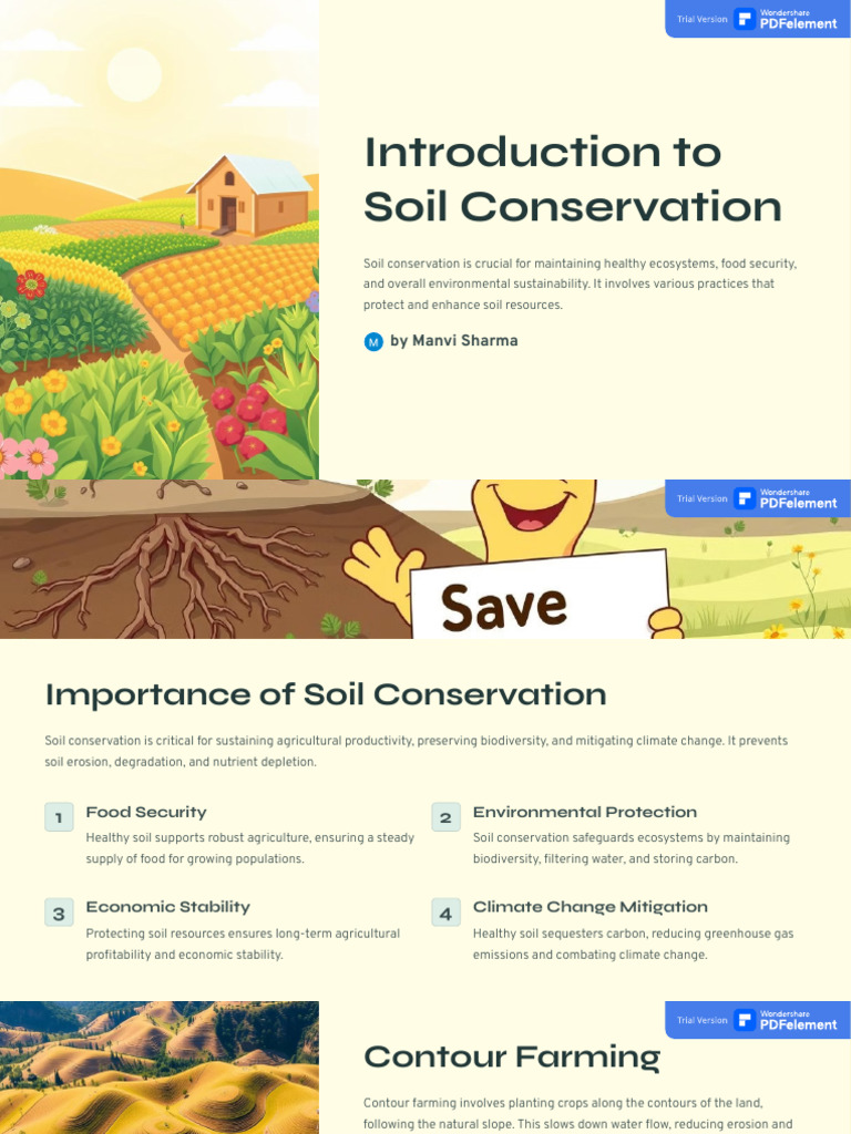 Essential Soil Conservation Practices | PDF | Crop Rotation | Soil