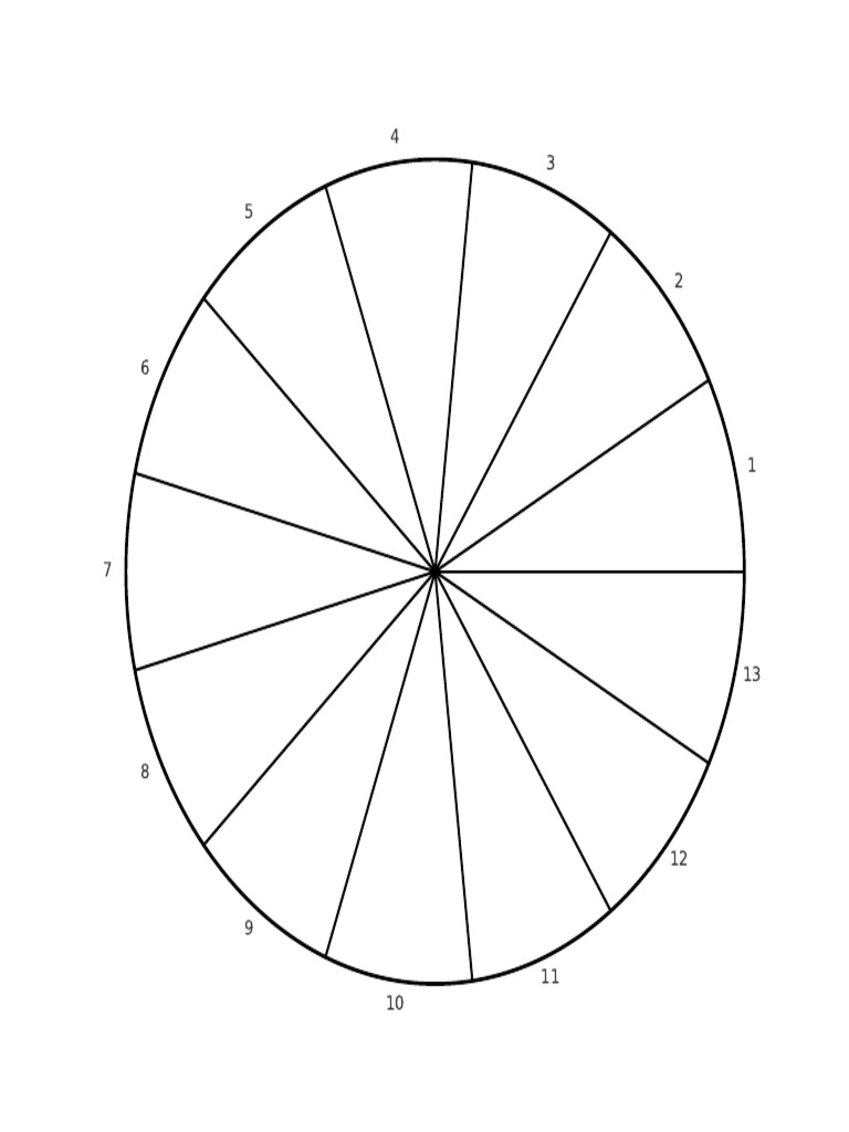 Circle 13 Divisions 35cm | PDF