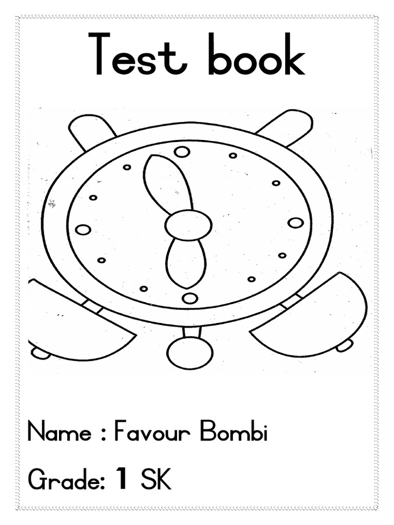 Test Book GR 1 SK | PDF