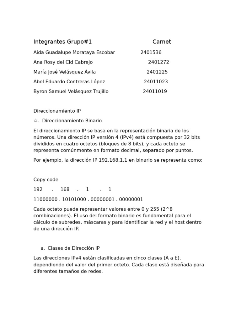 Exposición Administración de Redes | PDF | Dirección IP | Arquitectura ...