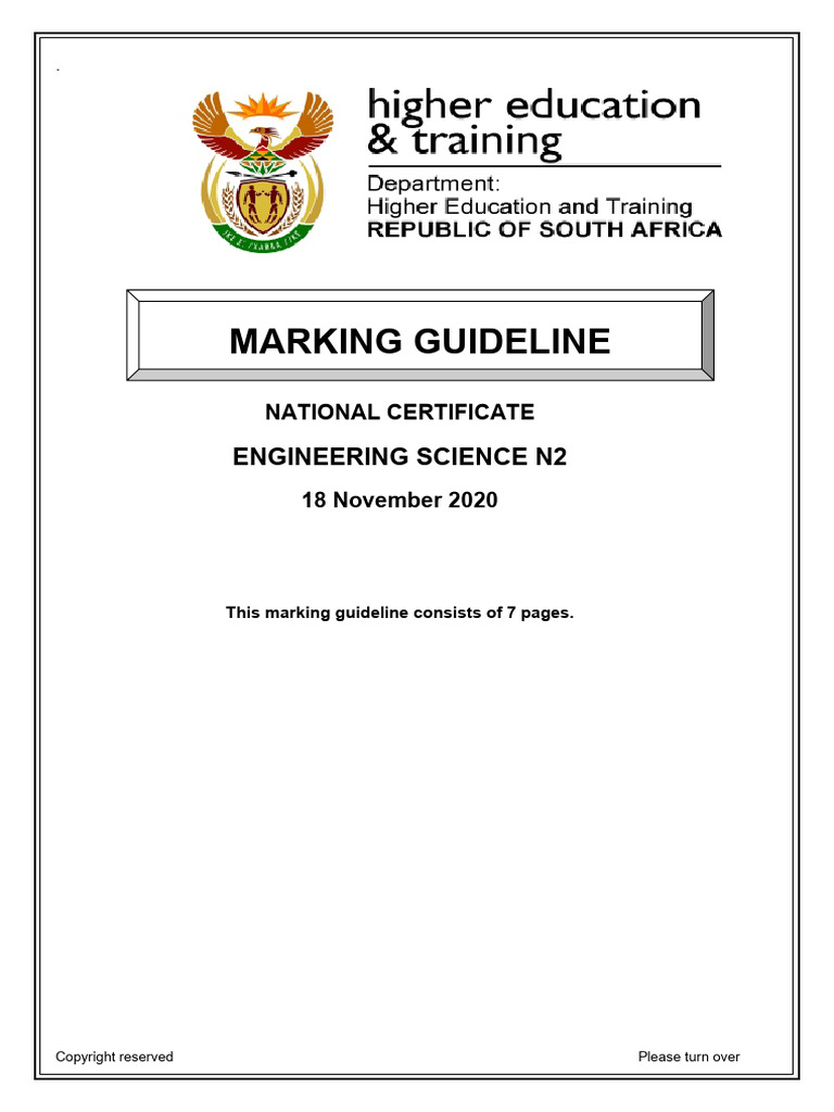 N2 Engineering Science November 2020 Memorandum | PDF | Corrosion ...