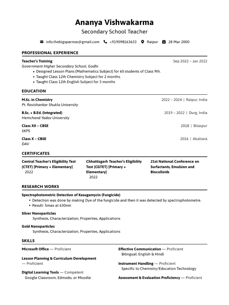 Ananya Vishwakarma Harward | PDF