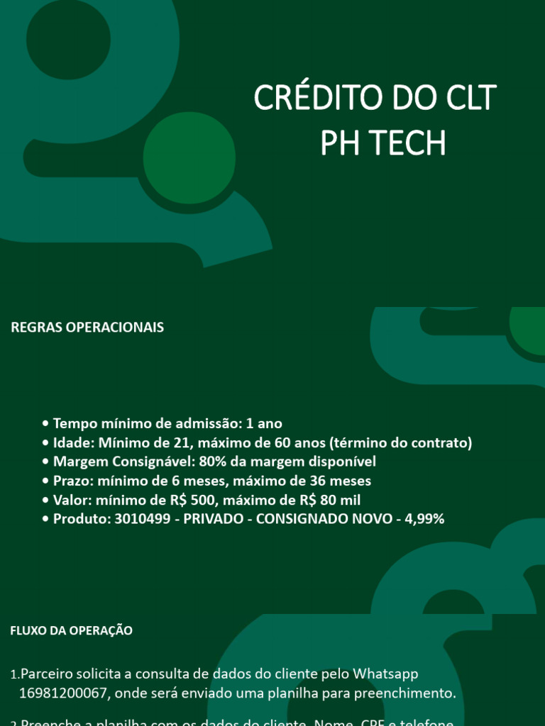 CLT PH Tech X GLM | PDF