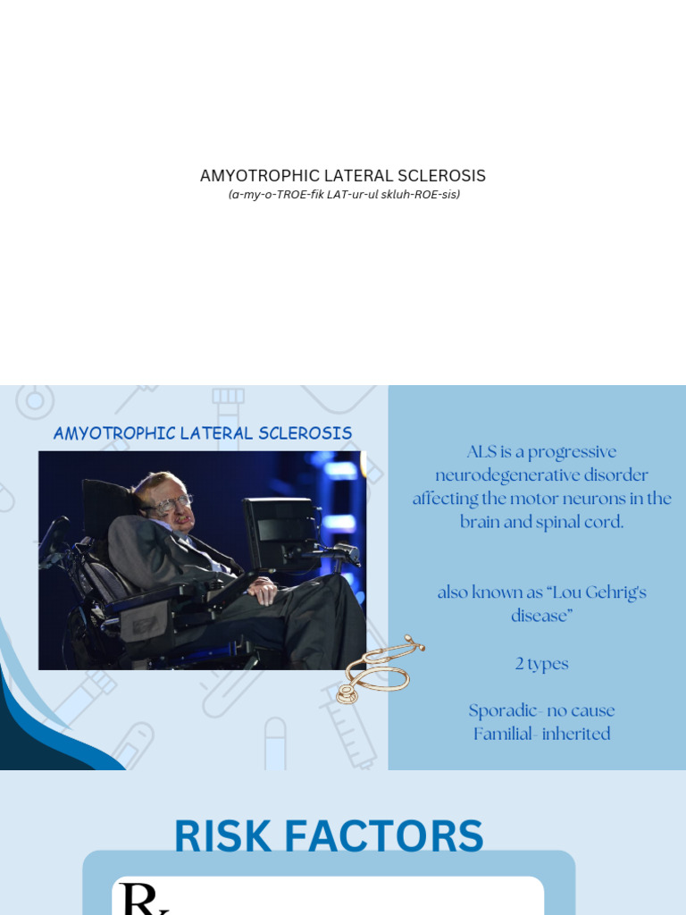 Understanding Amyotrophic Lateral Sclerosis | PDF | Diseases And ...