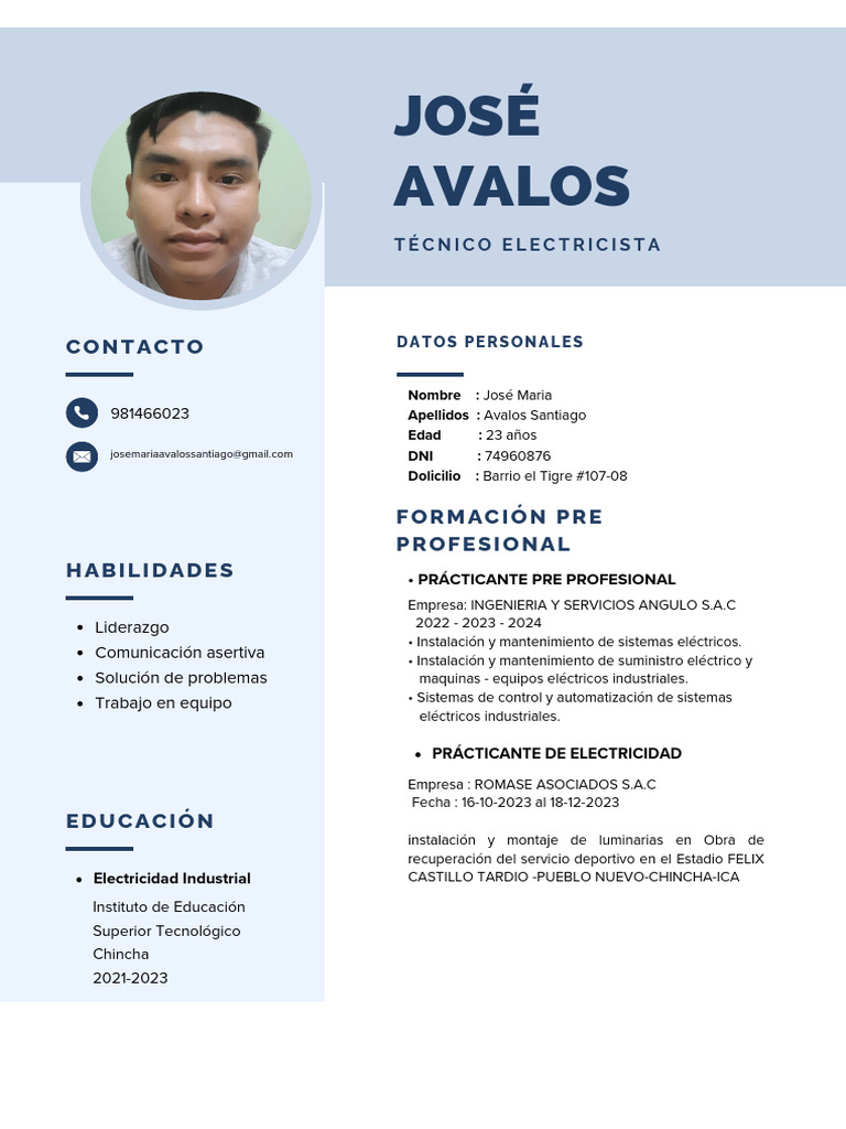 José María CV - 20250519 - 165112 - 0000 | PDF