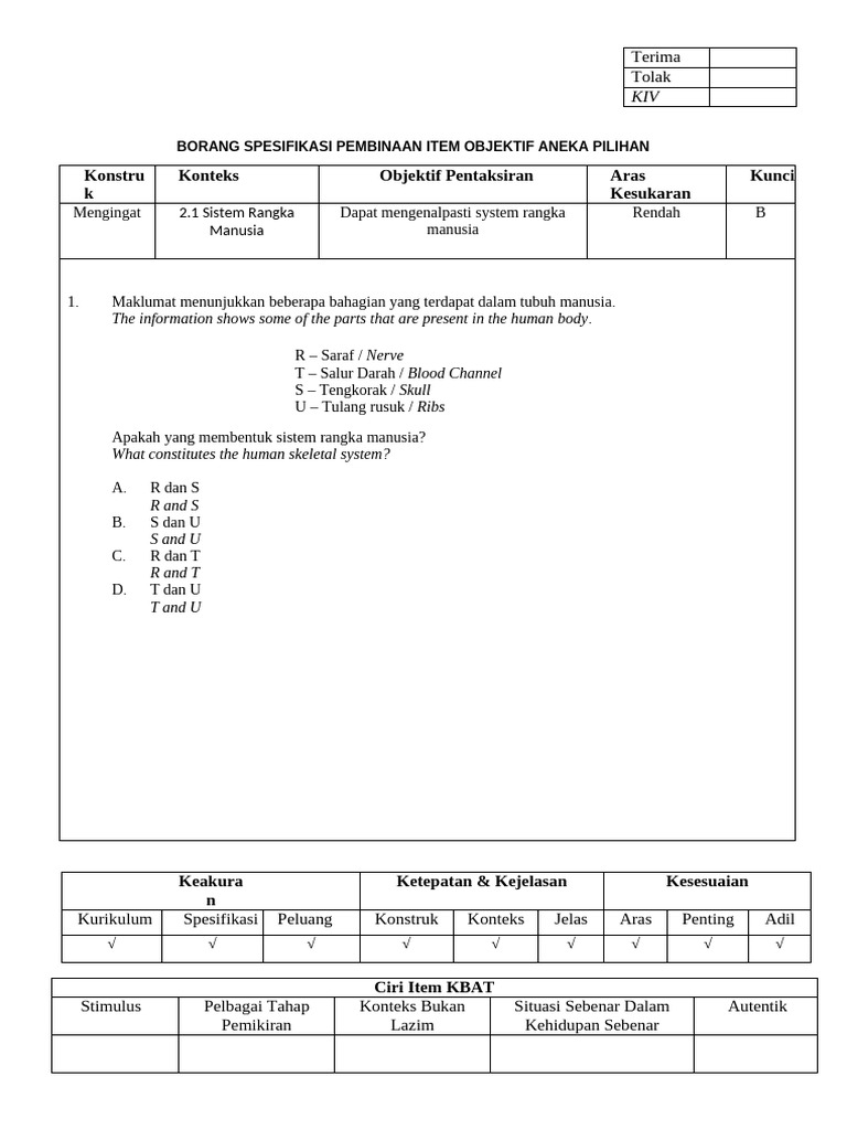 Jsi Sains Tahun 5 | PDF