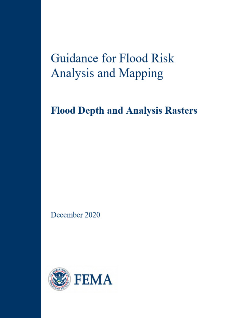 Fema 2020 - Flood-Depth-And-Analysis-Guidance | PDF | Flood ...