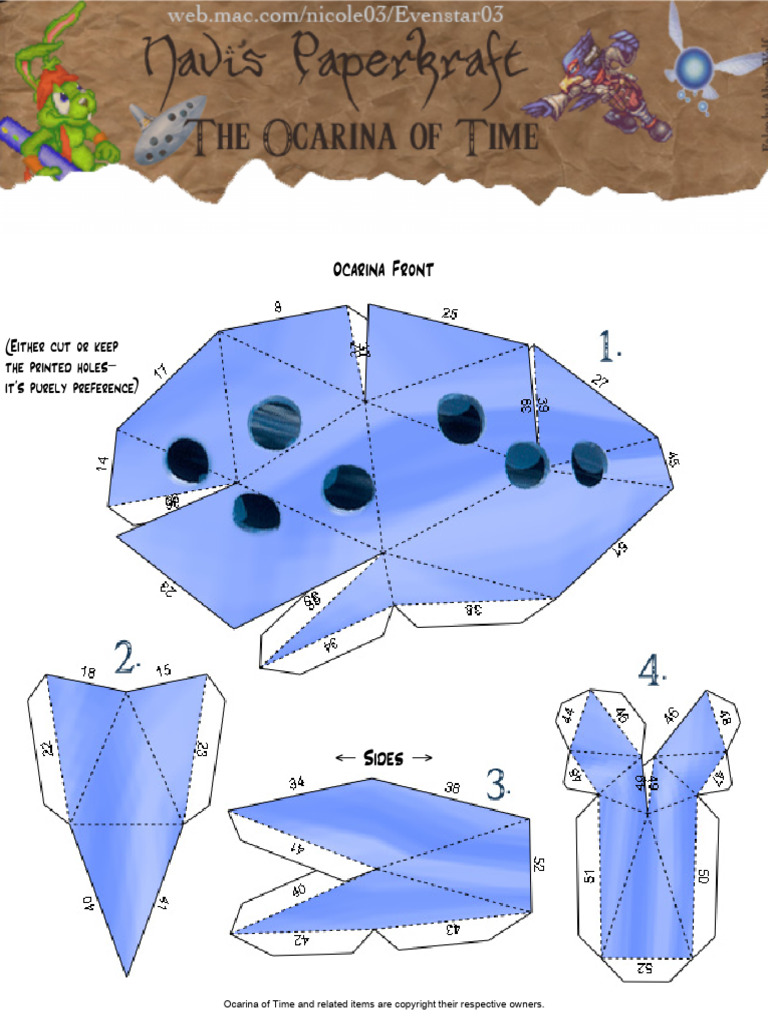 Ocarina of Time - Lined Numbered | PDF