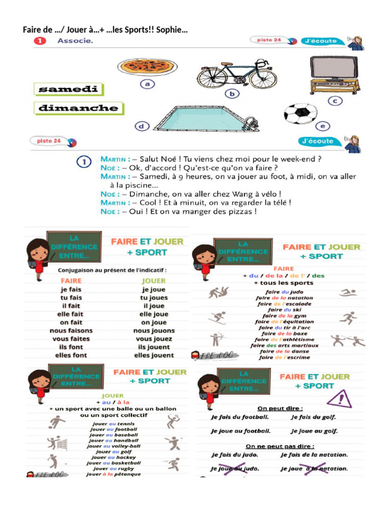 Faire de + Sports | PDF