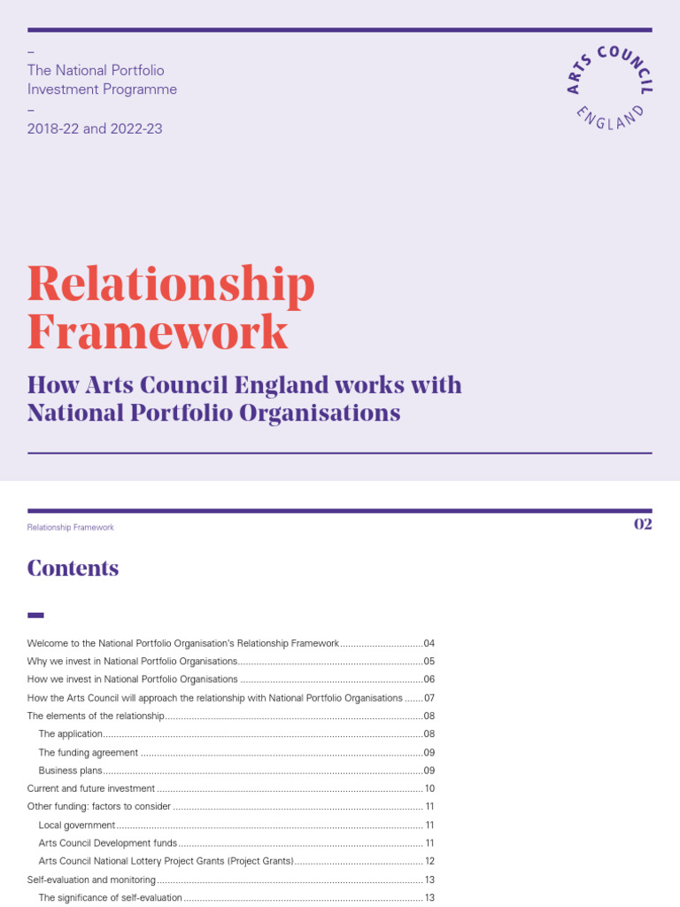 NPO Relationship Framework 2018-23 | PDF | Risk | Governance