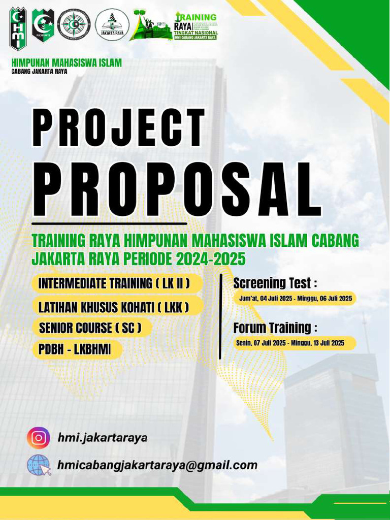Proposal Training Raya Hmi Cabang Jakarta Raya | PDF