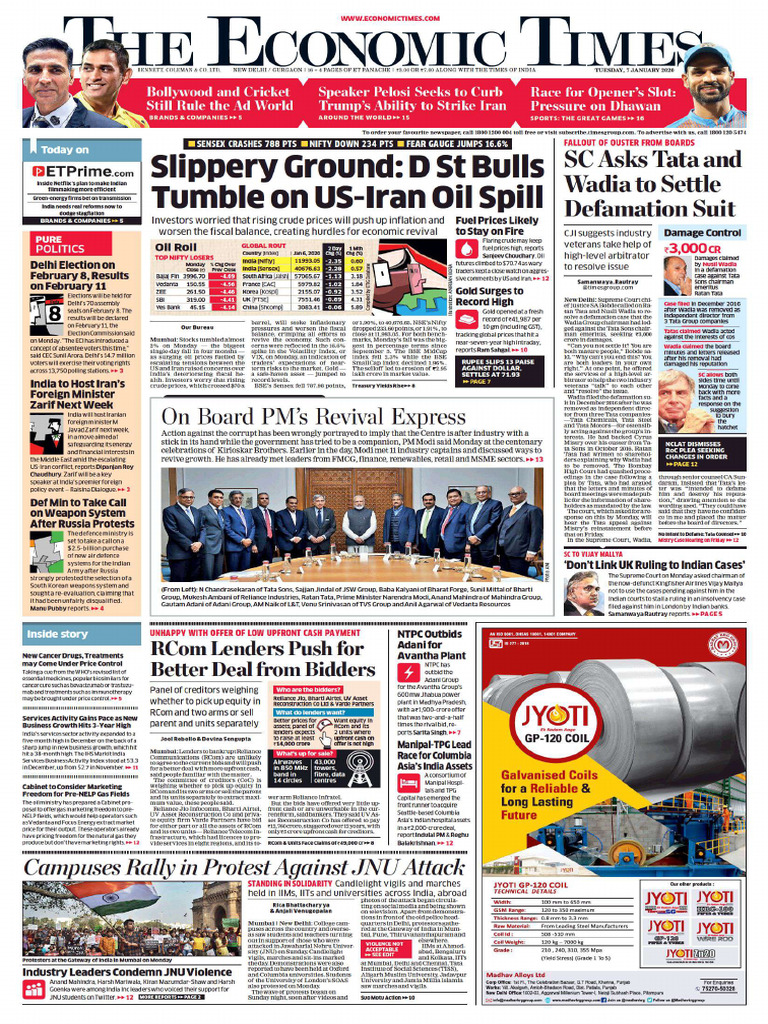 Economic Times | PDF