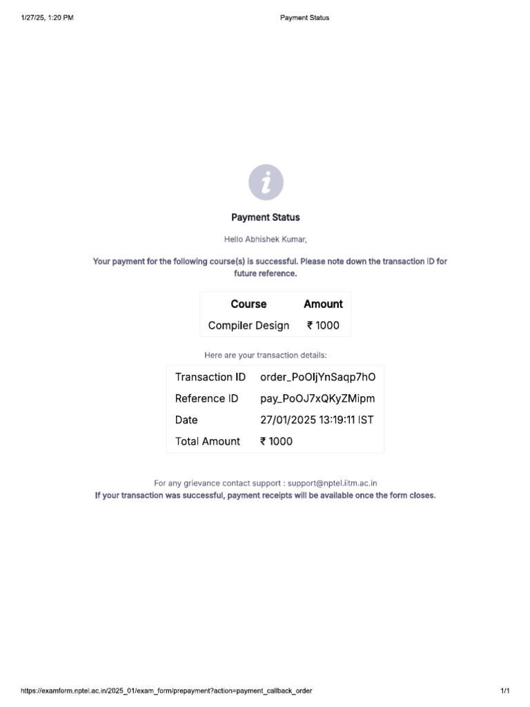 Payment SS | PDF