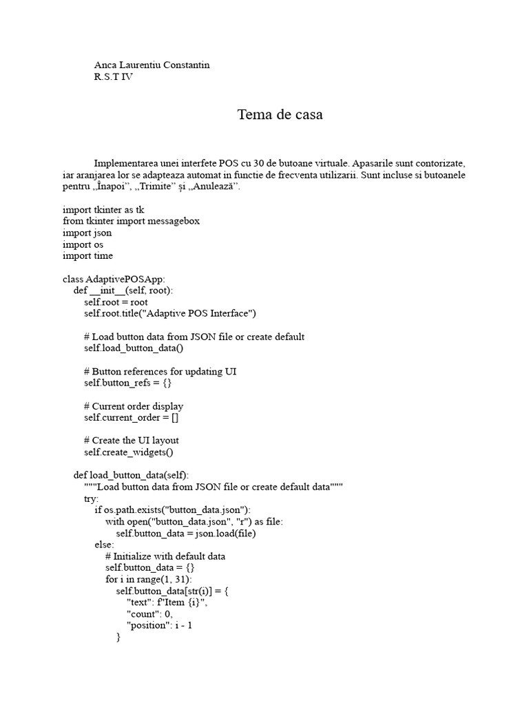 Implementare Interfata POS | PDF | Software | Computing