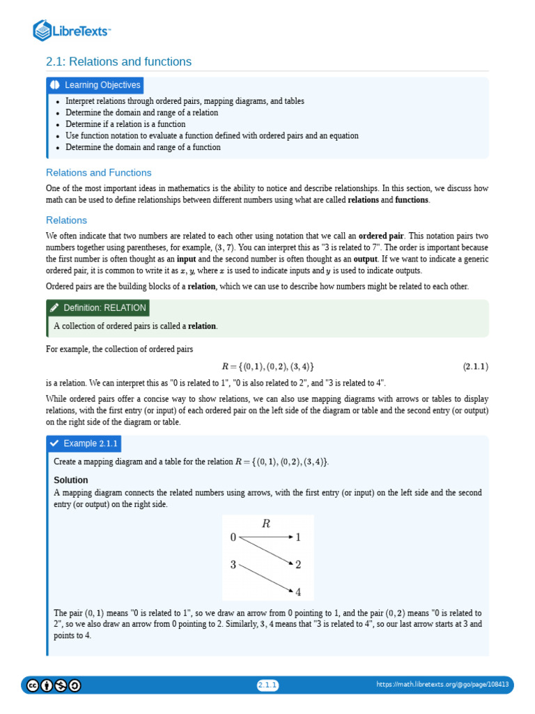 Understanding Relations and Functions | PDF | Function (Mathematics ...