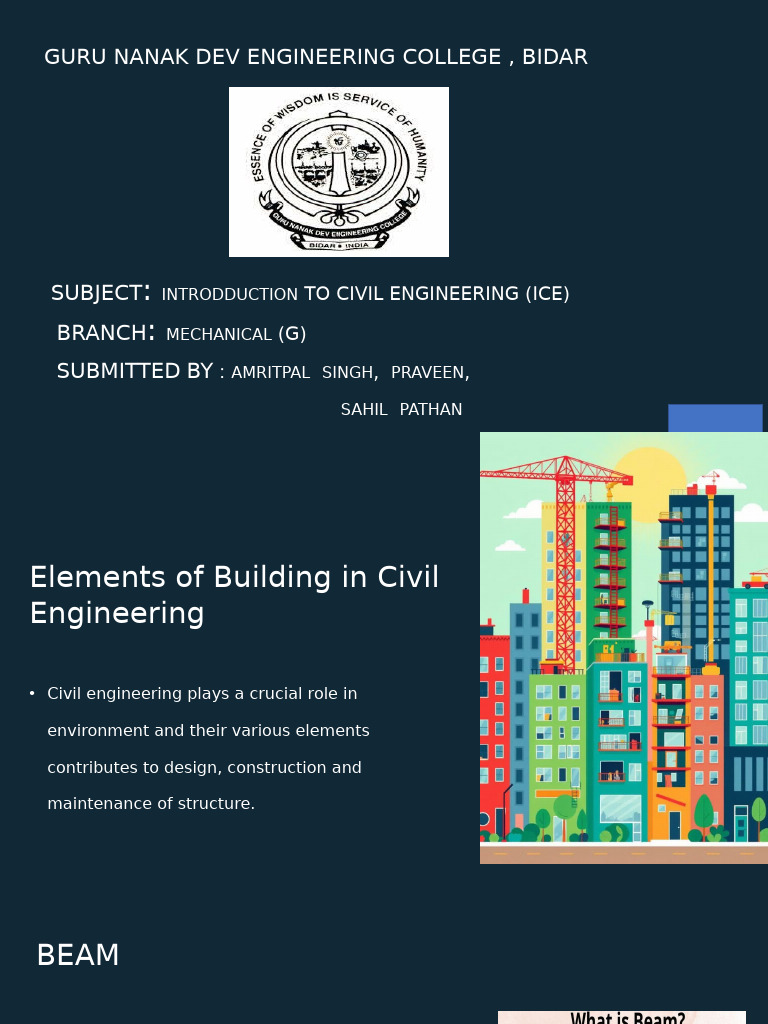 Elements-of-Building-in-Civil-Engineering 2 | PDF | Foundation (Engineering) | Beam (Structure)