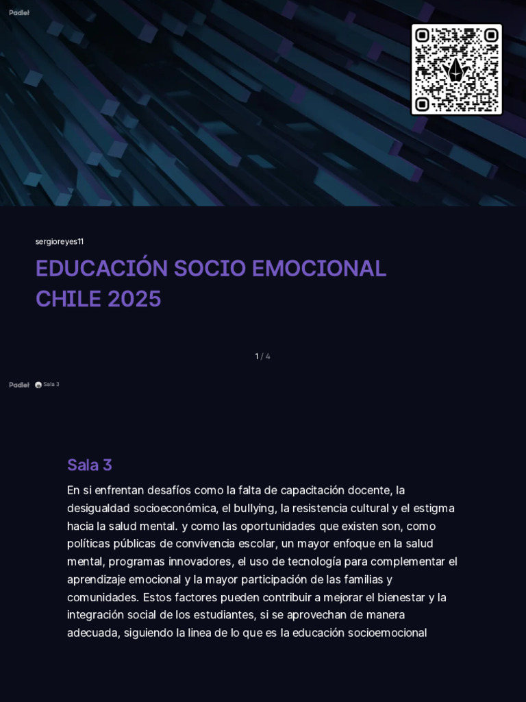 EDUCACIÓN SOCIO EMOCIONAL CHILE 2025-slideshow | PDF
